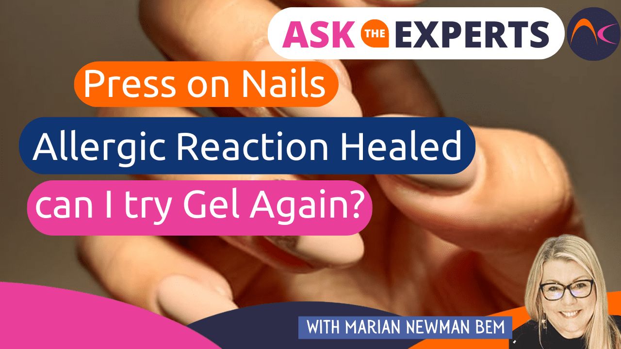 Press on nails, allergic reaction healed, can I try gel again ...