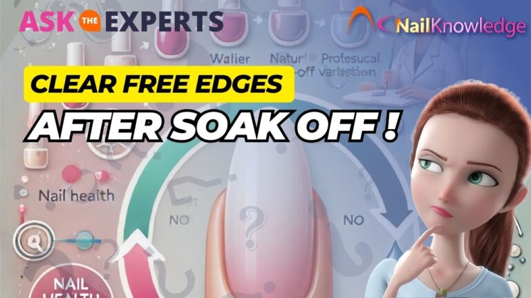 Sometimes free edges are more clear after soak off? - NailKnowledge